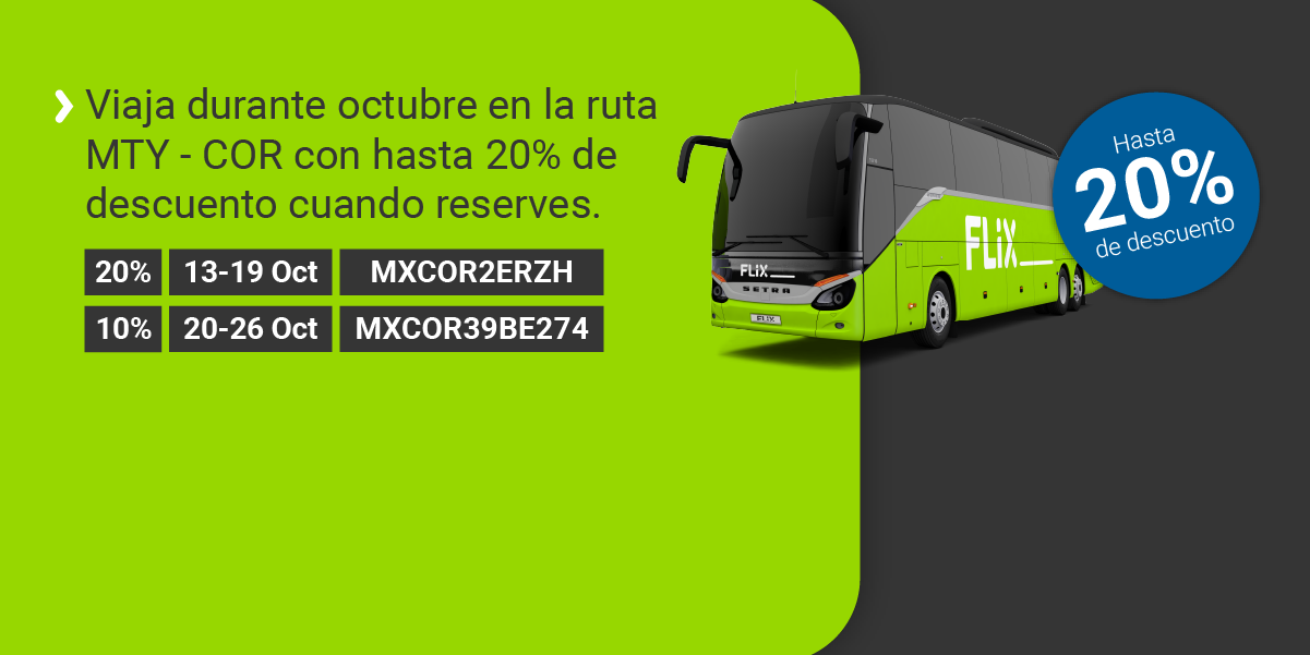 Flix México: Boletos de autobús