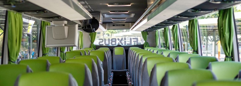 Perspagina van FlixBus
