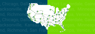 The new FlixBus and Greyhound network | FlixBus
