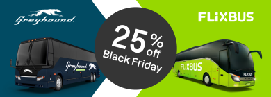 Black Friday–Cyber Monday: 25% Off Bus Tickets | FlixBus