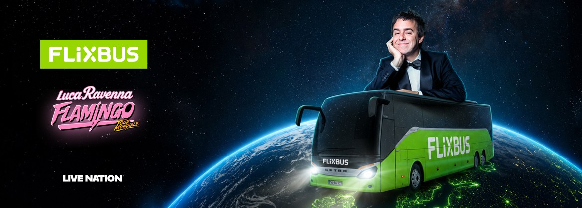 Luca Ravenna Tour 2026 | Travel with FlixBus to Live Shows