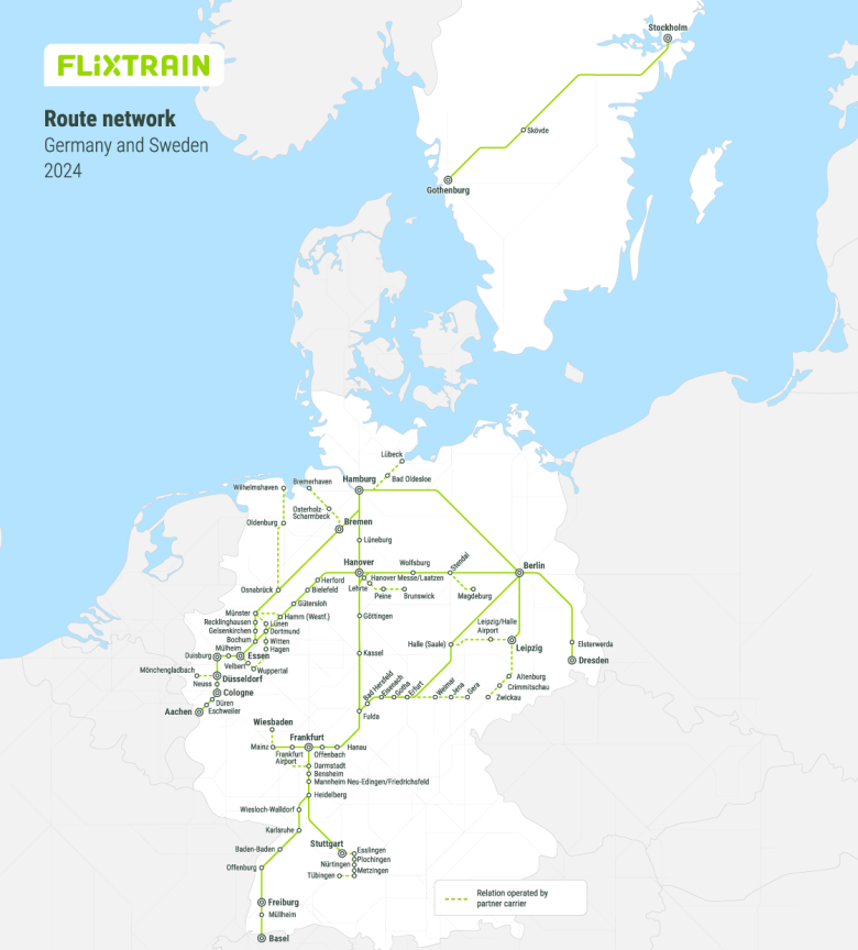 All Train Routes & Train Timetables | FlixTrain